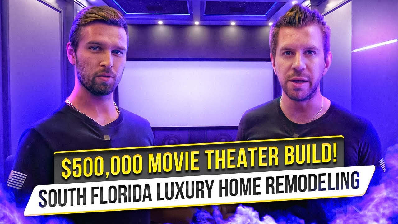 $500,000 Movie Theater Build - Boca Raton, South Florida Luxury Home ...