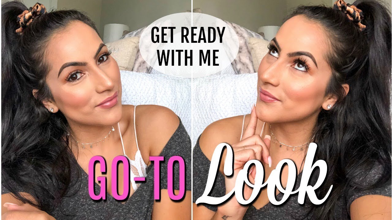 GET READY WITH ME | MY GO-TO LOOK | XoJuliana - YouTube