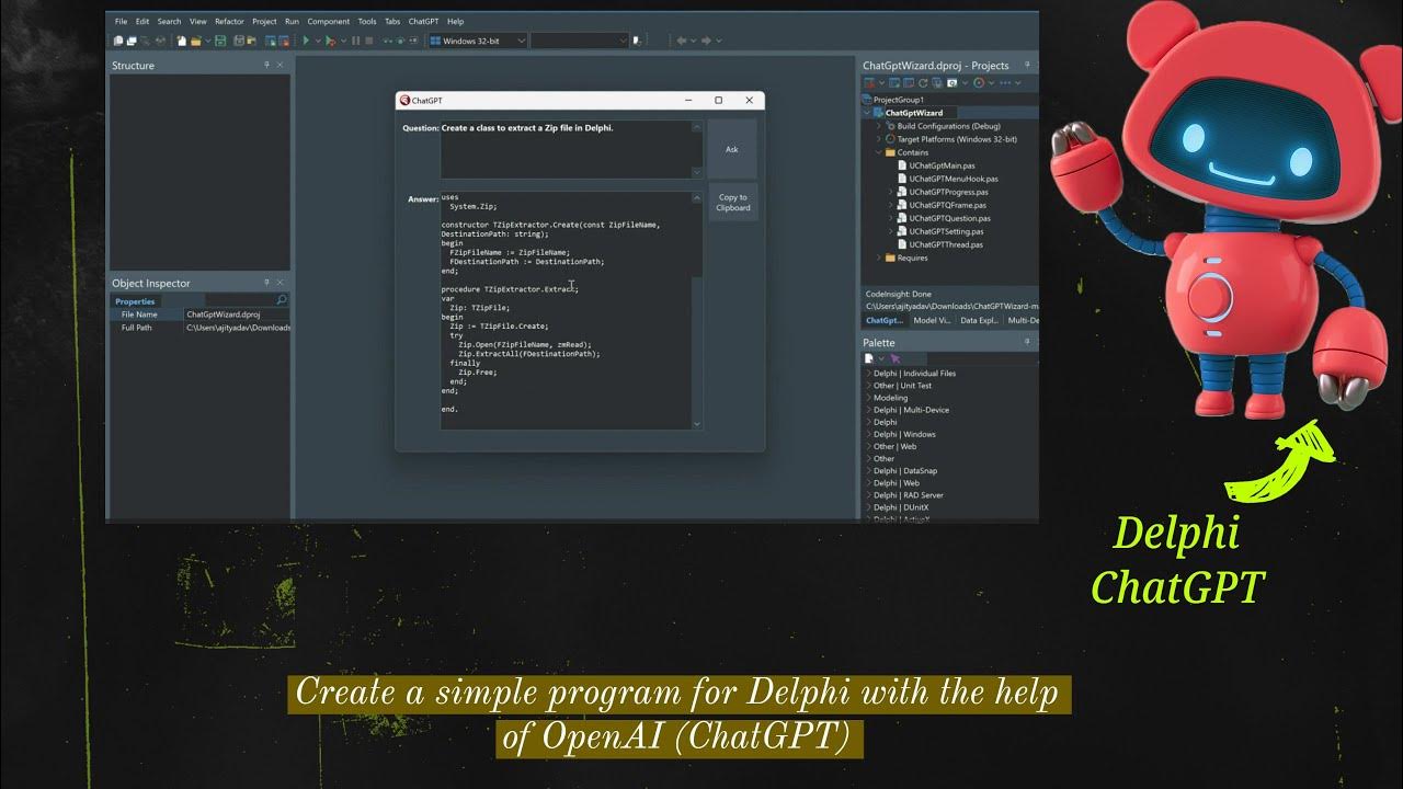 ChatGPT Delphi | ChatGPT | Delphi | Delphi ChatGPT | Open AI for Delphi - YouTube