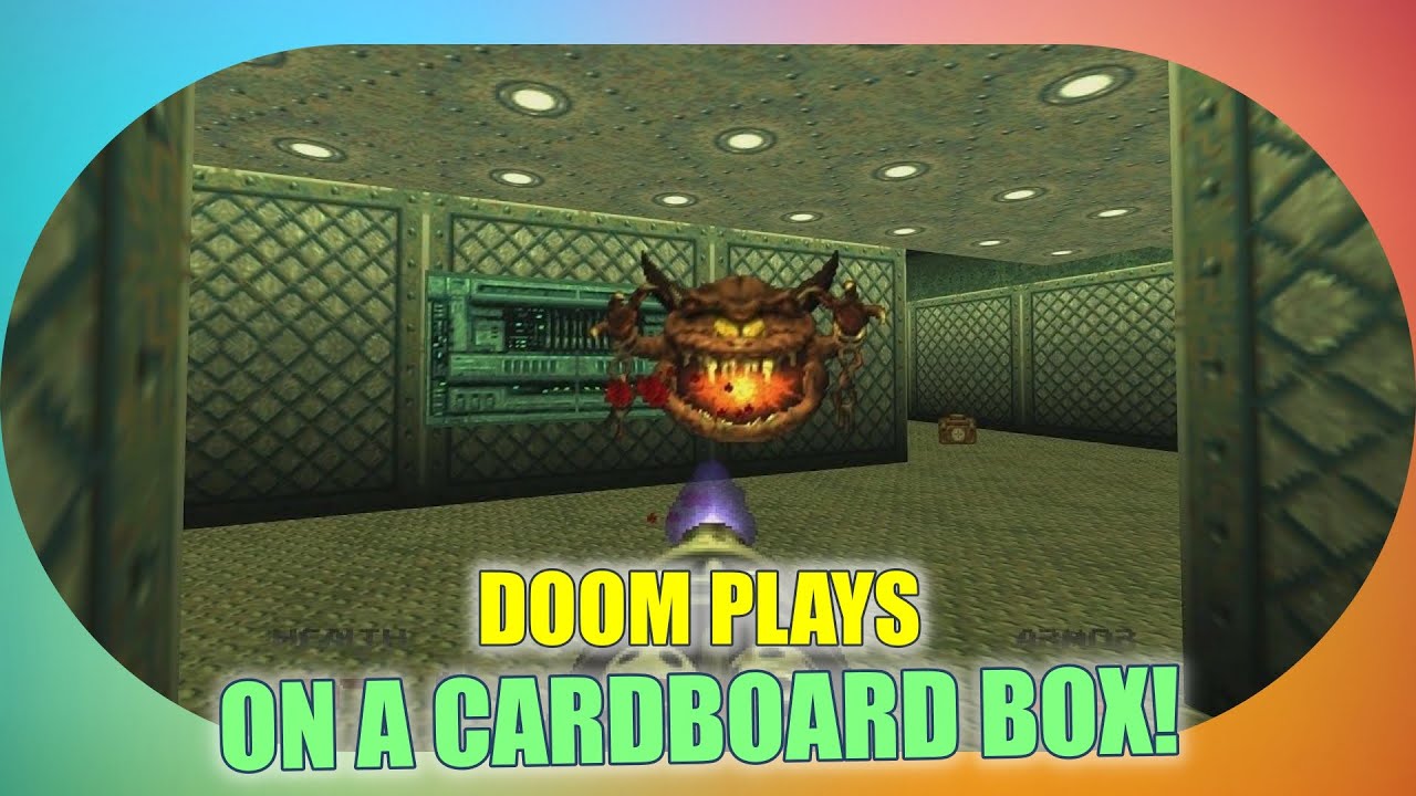 Limited Run Games Turns a Cardboard Box into a Doom Console! - YouTube
