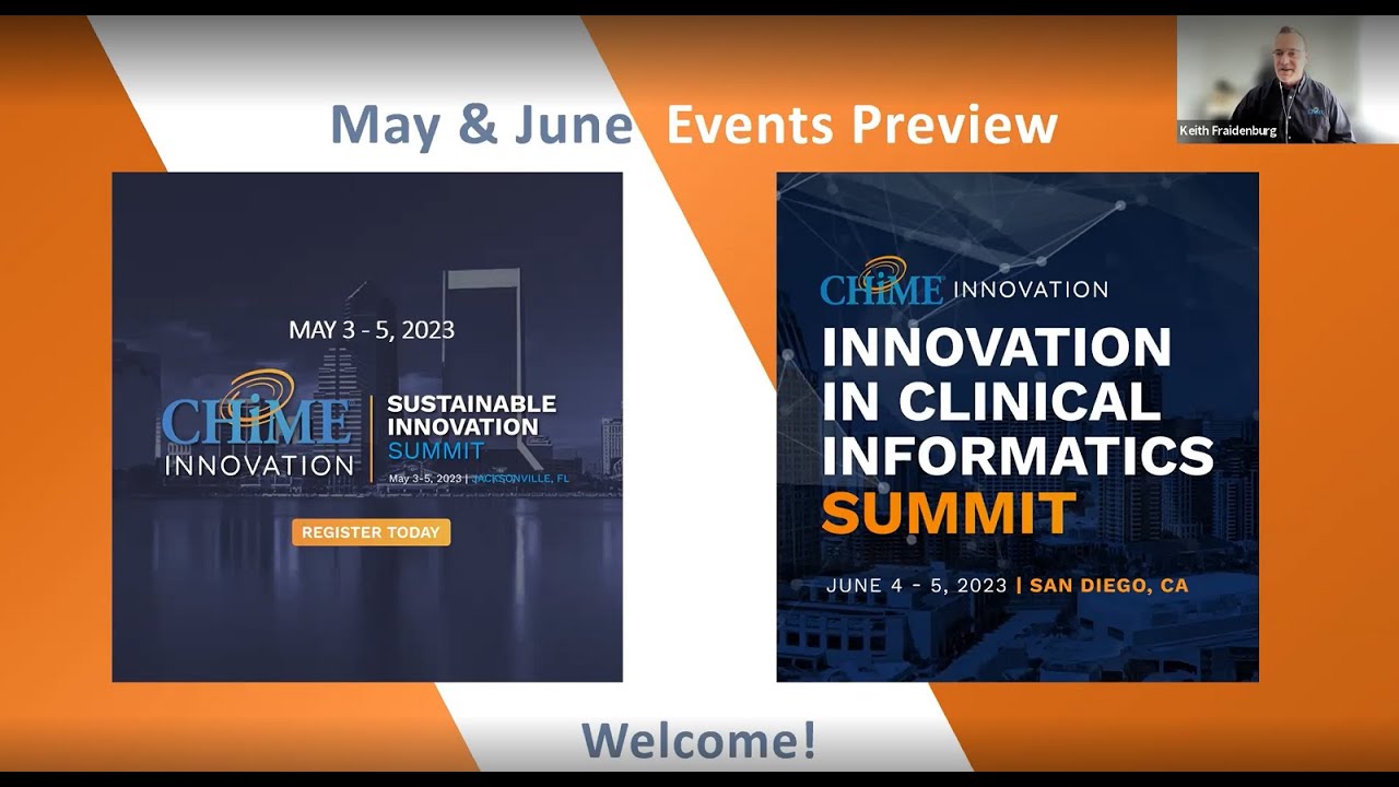 CHIME Innovation May & June Events Preview - YouTube