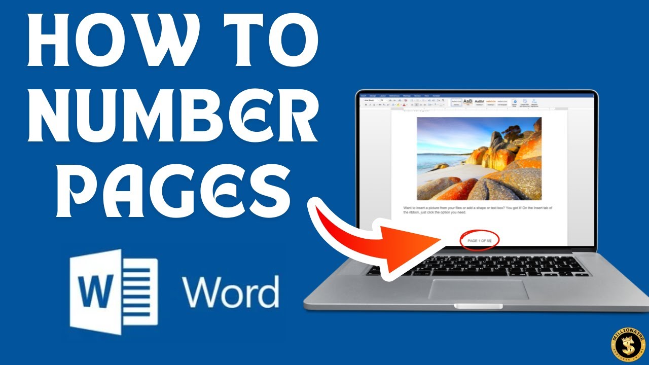How to Number Pages in Word [Step by Step Guide] - YouTube