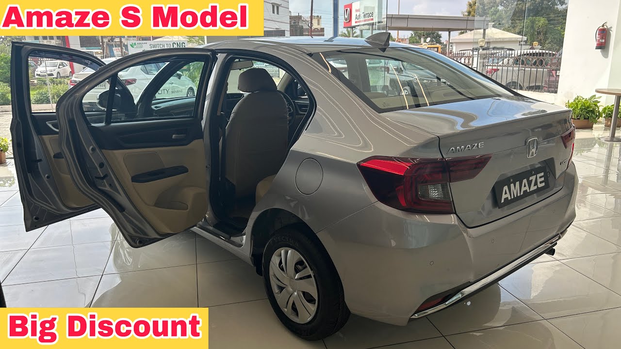 Honda Amaze S 2024 Model | Amaze 2nd Base Model, Features, Interior ...