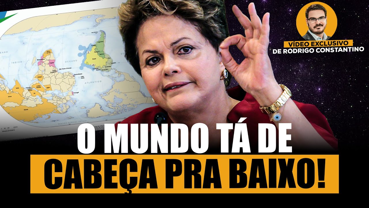 O MAPA DA BURRICE: Dilma e IBGE querem virar o mundo de cabeça pra ...