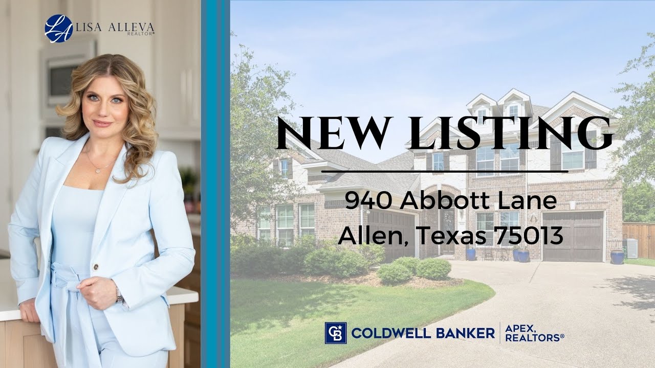 Home for Lease - 940 Abbott Lane, Allen TX | Lisa Alleva - YouTube