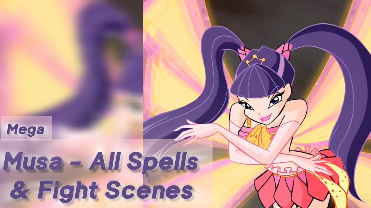 Musa - All Spells & Fight Scenes (Winx Club S3) - YouTube