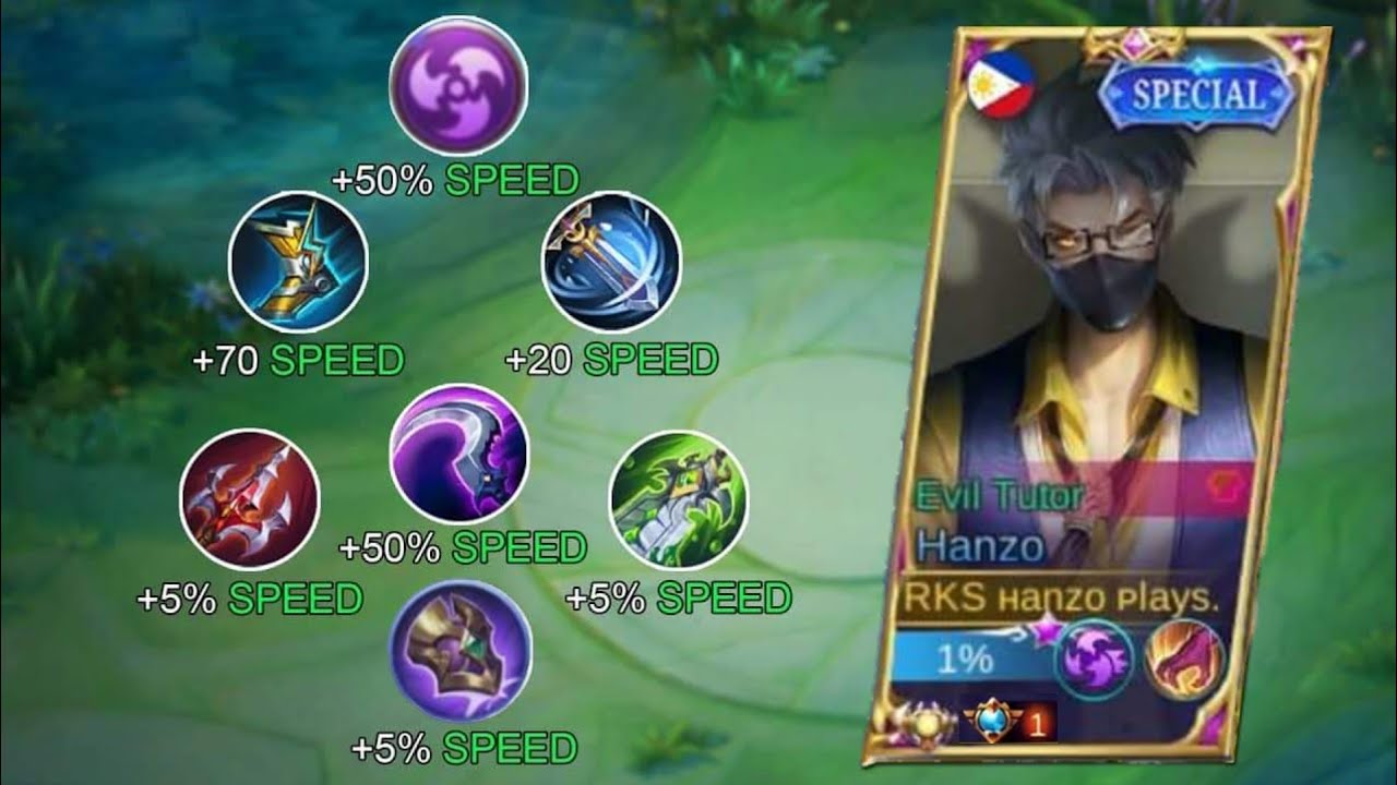 HANZO FULL SPEED BUILD! 🔥 NEW BEST BUILD FOR HANZO 2022 - YouTube