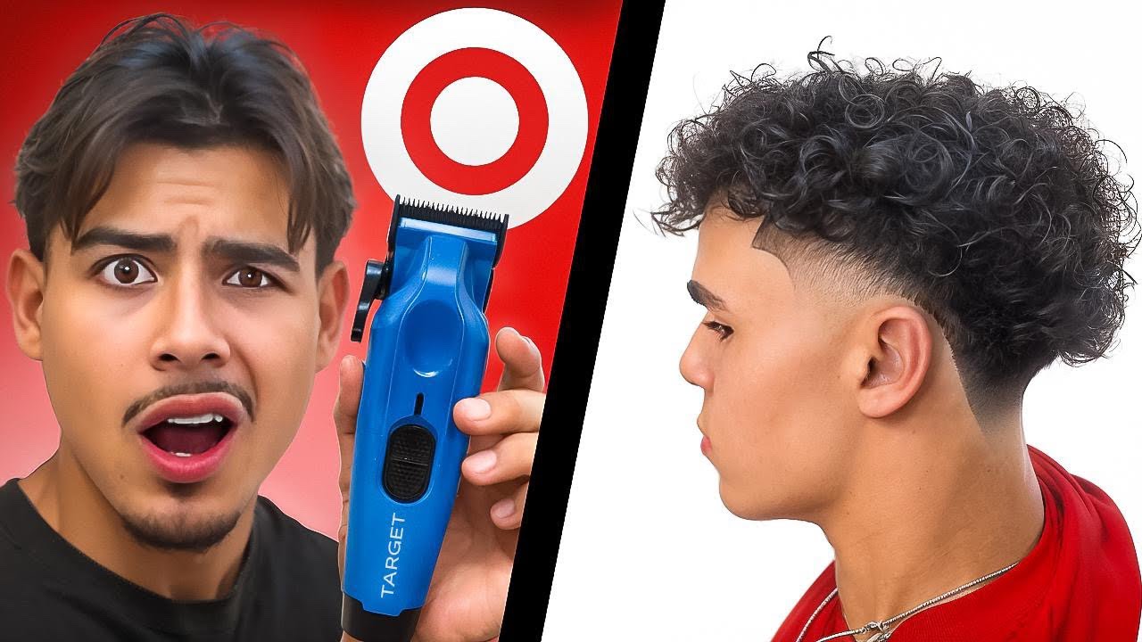 I BOUGHT THE CHEAPEST BARBER KIT FROM TARGET! - YouTube