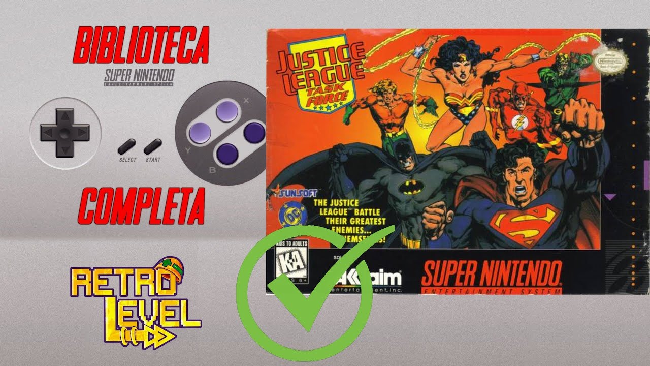 Justice League Task Force - Biblioteca COMPLETA do Super Nintendo #648 ...
