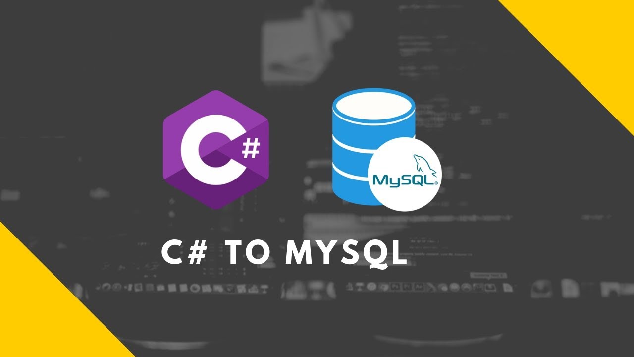 C Windows Application Connection To Mysql Workbench Database Part 2 Of 2 Youtube