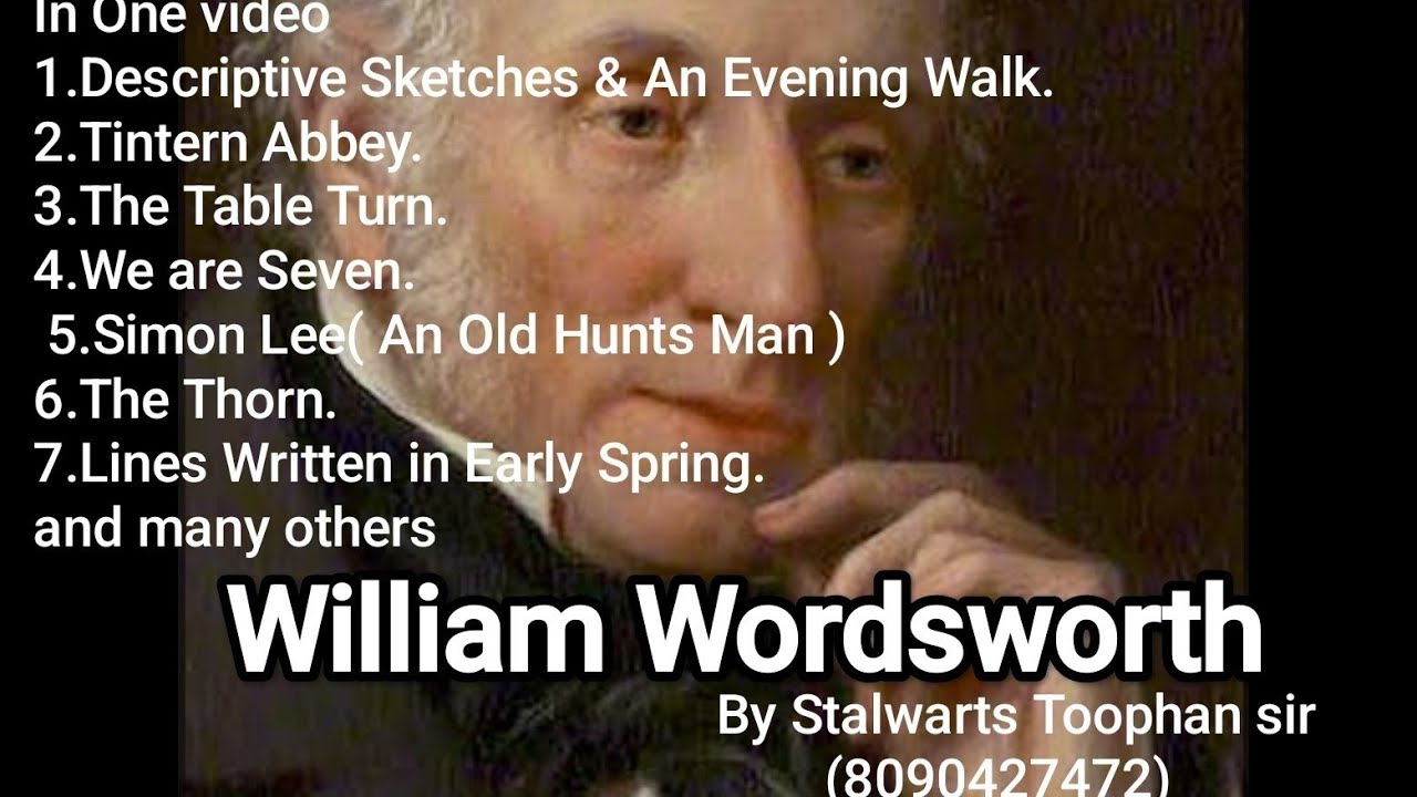William Wordsworth complete works. - YouTube