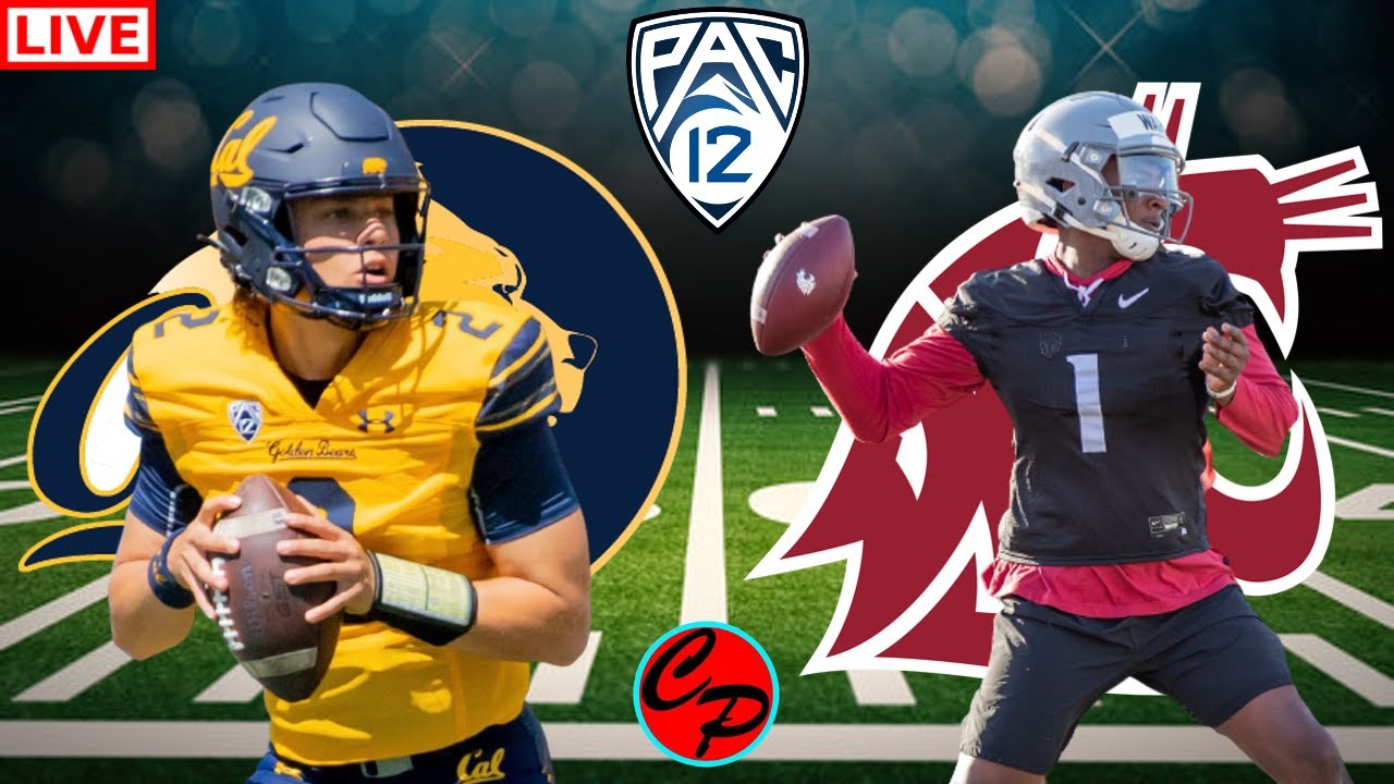 CAL vs WASHINGTON STATE PAC 12 COLLEGE FOOTBALL LIVE GAME CAST & CHAT ...
