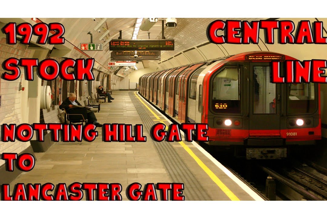 OpenBVE: Central Line Notting Hill Gate To Lancaster Gate - YouTube