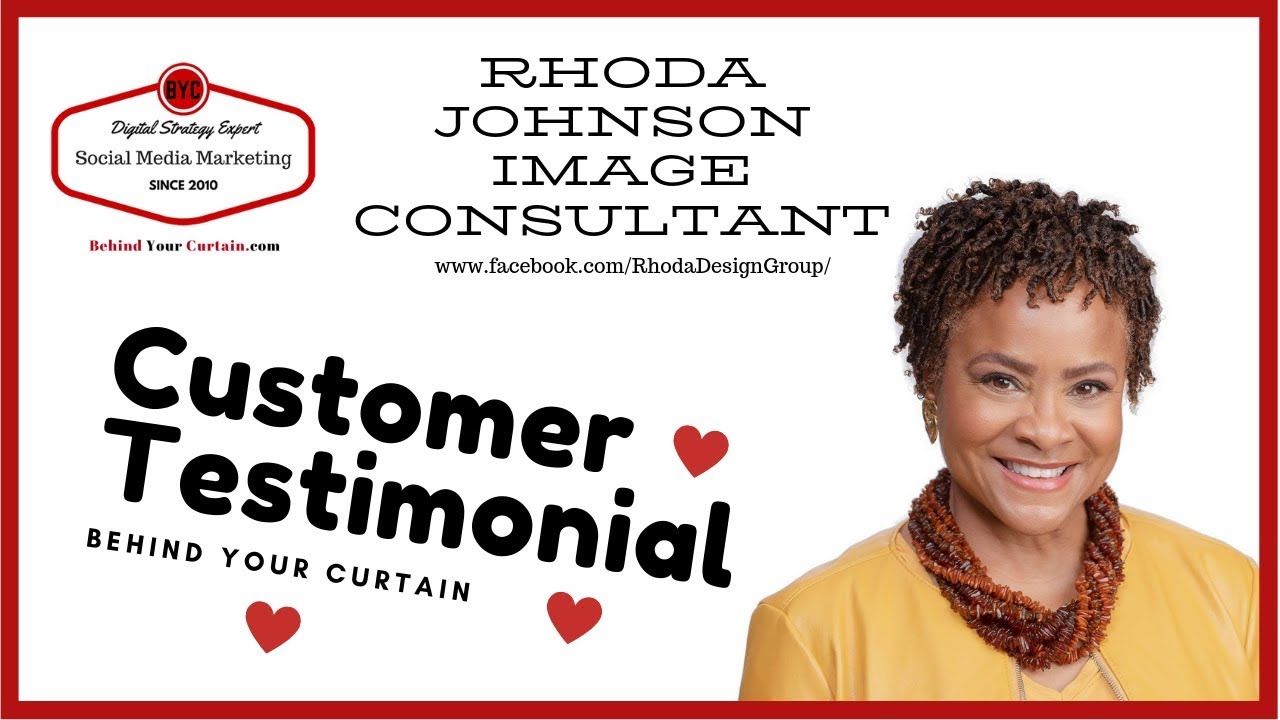 Rhoda Johnson, Rhoda Design Group Testimonial on Behind Your Curtain ...