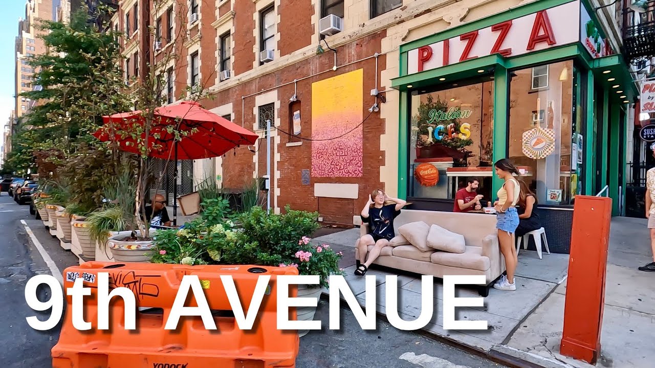 NEW YORK CITY Walking Tour [4K] 9th AVENUE - YouTube