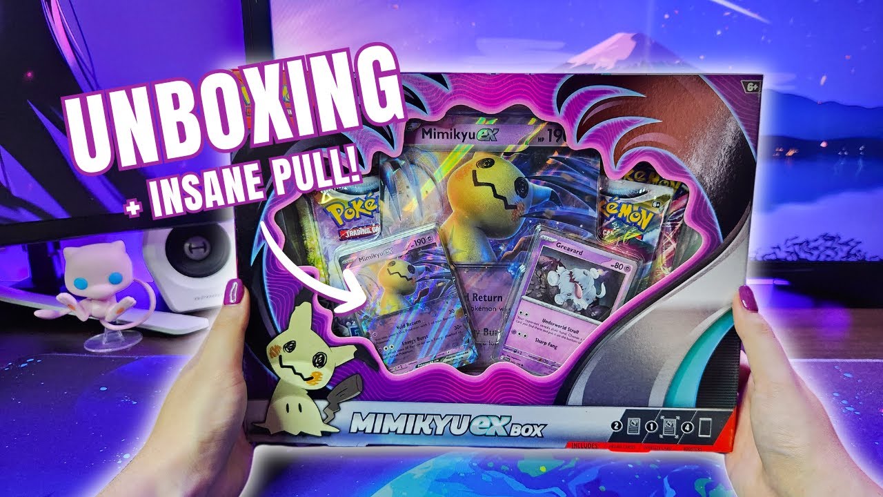Pokémon Mimikyu ex Box Unboxing & Insane Brilliant Stars Pull! - YouTube