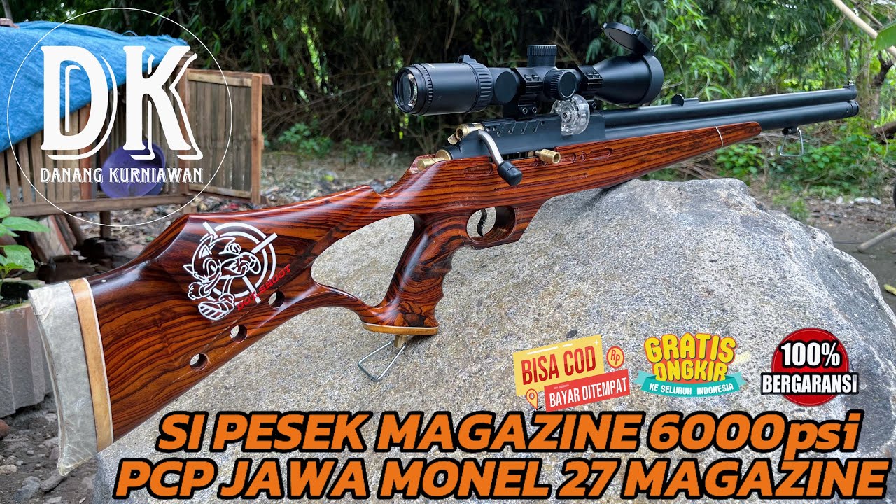 SI PESEK MAGAZINE 6000psi ⁉️ PCP JAWA MONEL 27 MAGAZINE - YouTube