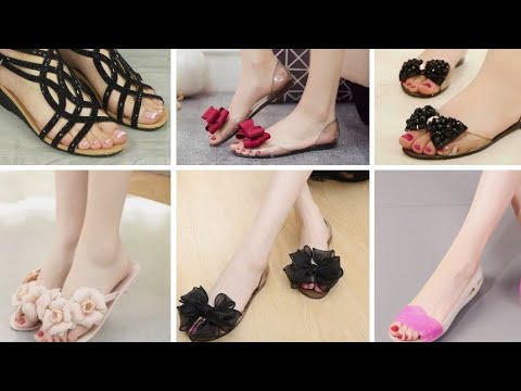 Latest Collection of flat sandals design for girls 2022||Types of flat sandals