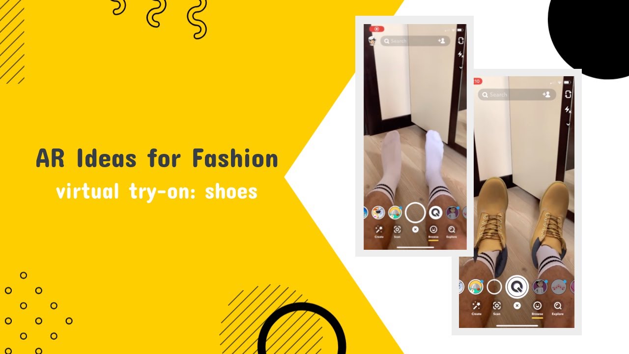 Virtual Shoe Try-On using Snapchat Foot Tracking - YouTube