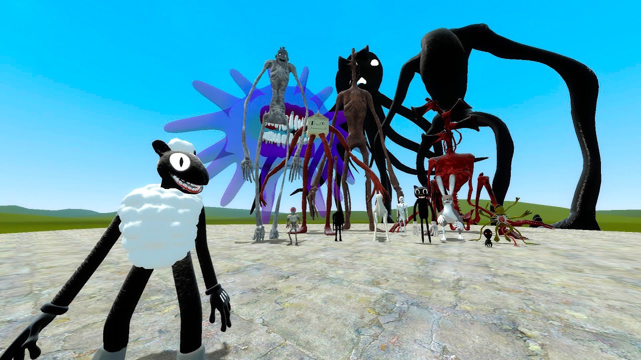 NEW CARTOON SHEEP VS ALL TREVOR HENDERSON CREATURES BATTLE - Garry's ...
