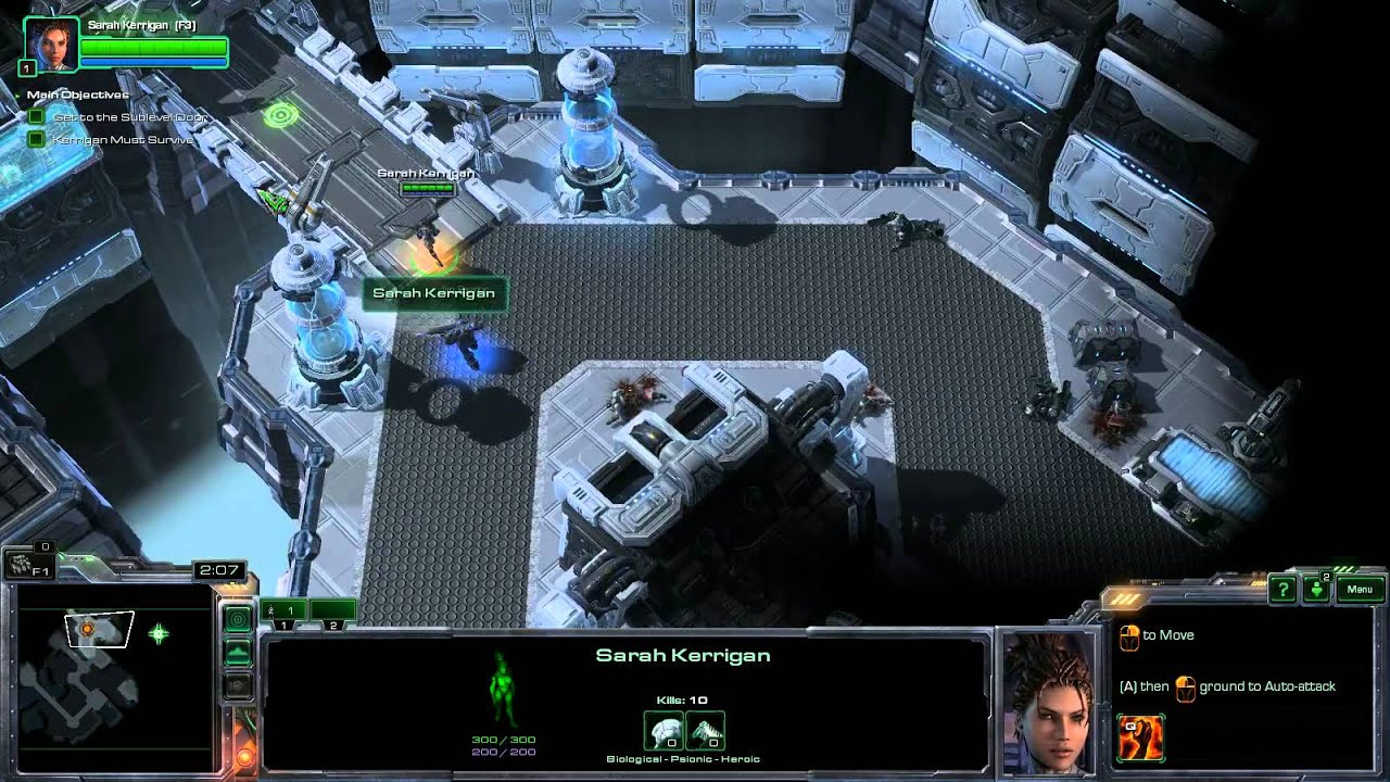 Playing SC2 Heart of the Swarm on Brutal - Intro & Part 1 - YouTube