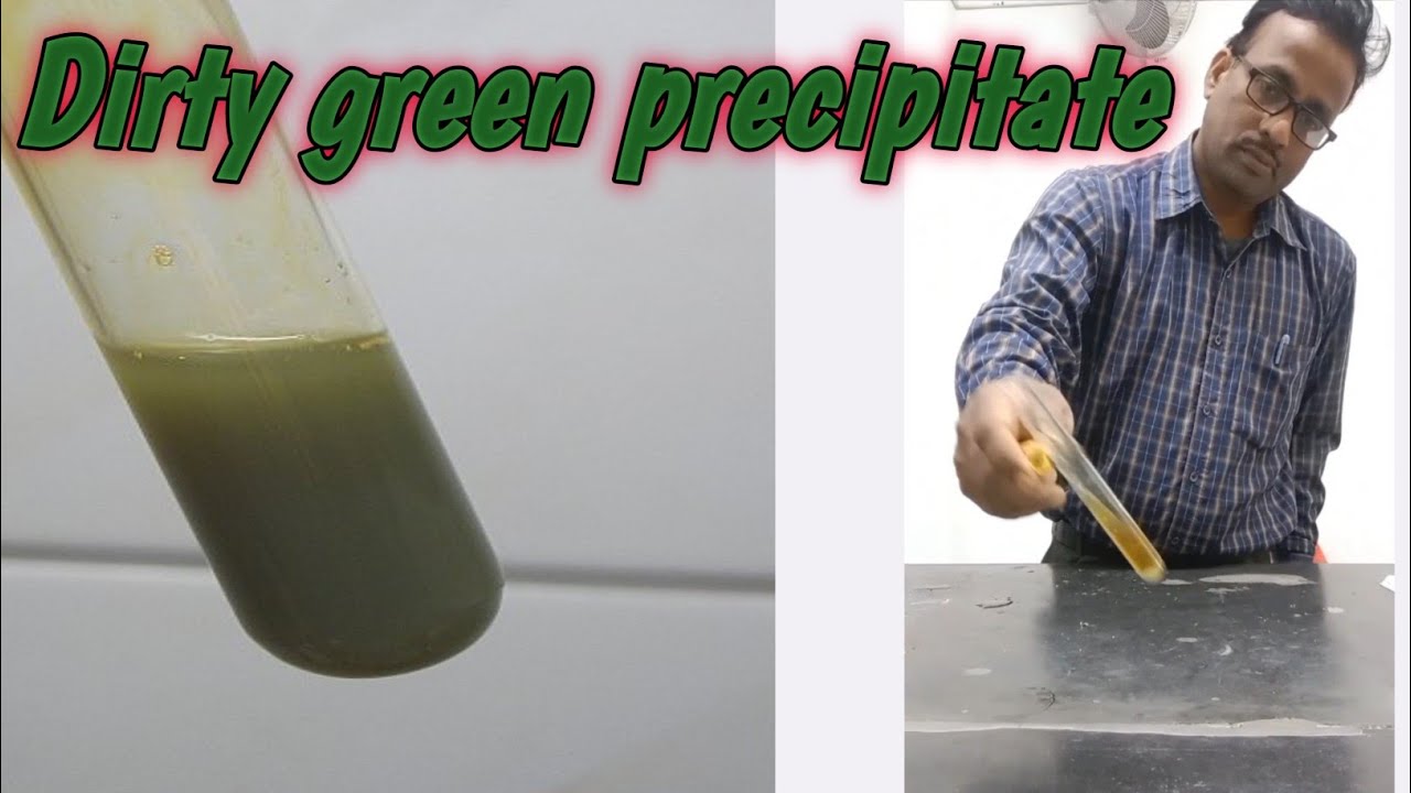 # 142 @ Dirty green precipitation experiment - YouTube