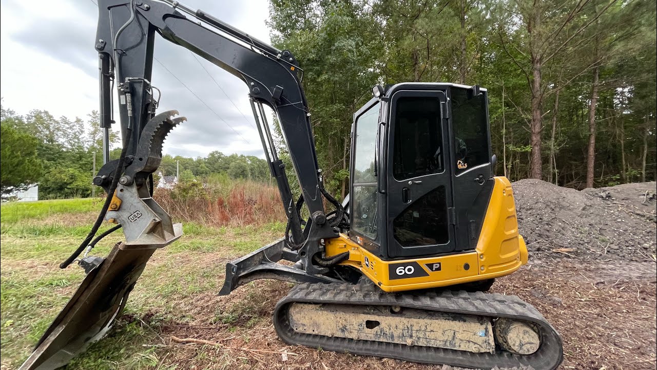 John Deere 60P and Bush Master 48” Brush Hog - YouTube