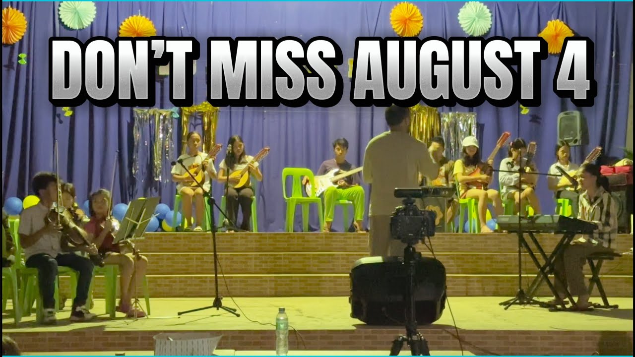 DON’T MISS AUGUST 4 - YouTube