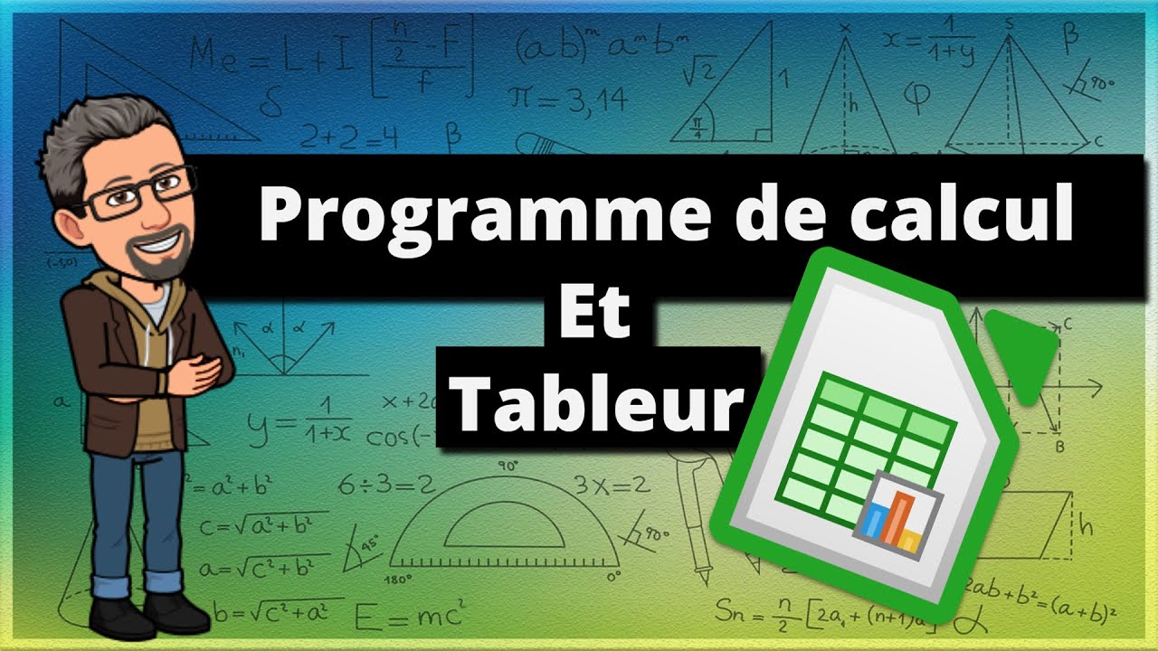 Programme de calcul et TABLEUR - 3eme - Brevet - YouTube
