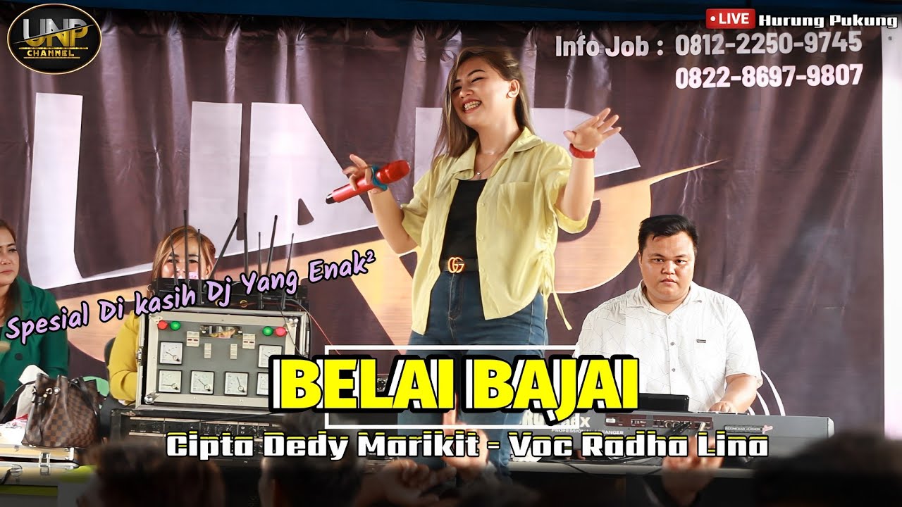 RADHA LINA - BELAI BAJAI CIPTA DEDY MARIKIT (COVER REMIX) - DESA HURUNG ...