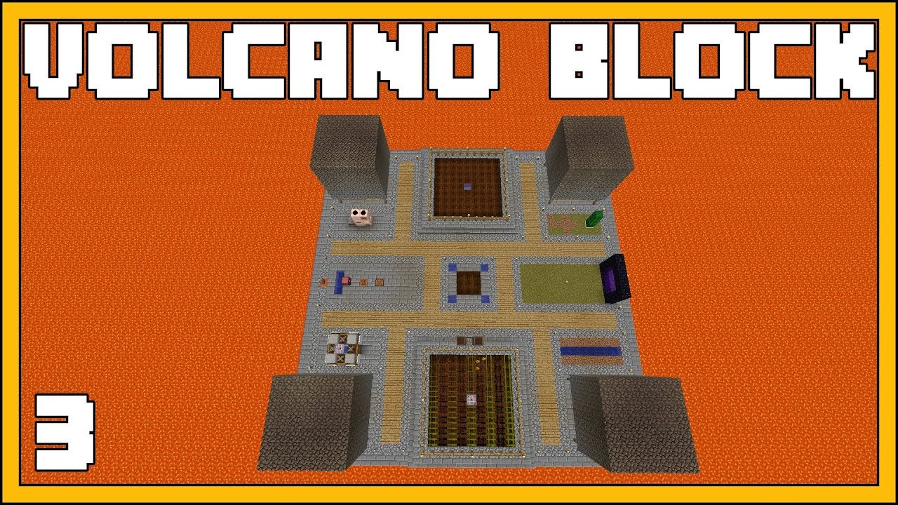 Volcano Block - EP3 - Base Rework & Crop Automation - Modded Minecraft ...