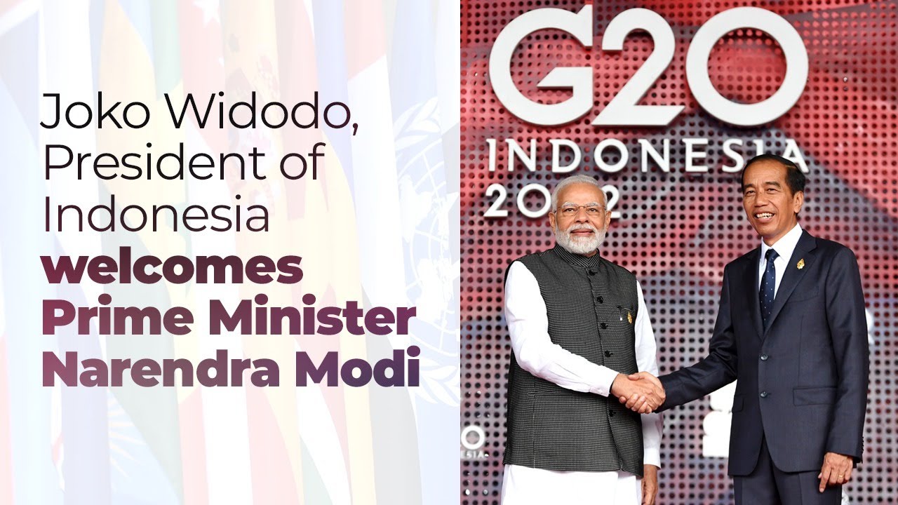 Joko Widodo, President of Indonesia welcomes Prime Minister Narendra ...