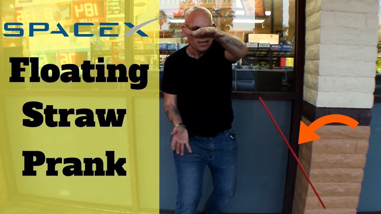 Floating Drinking Straw Magic PRANK - YouTube