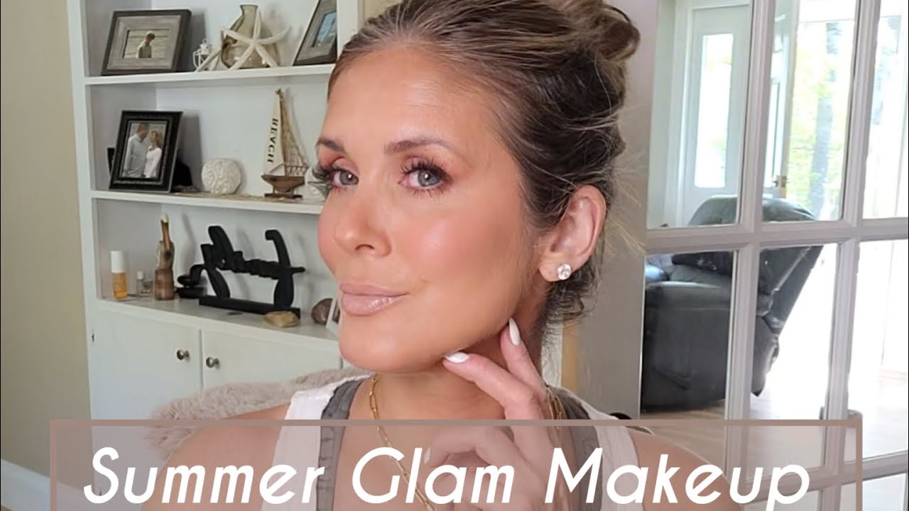Summer Soft Glam Makeup Tutorial #creammakeup #makeupover40 # ...