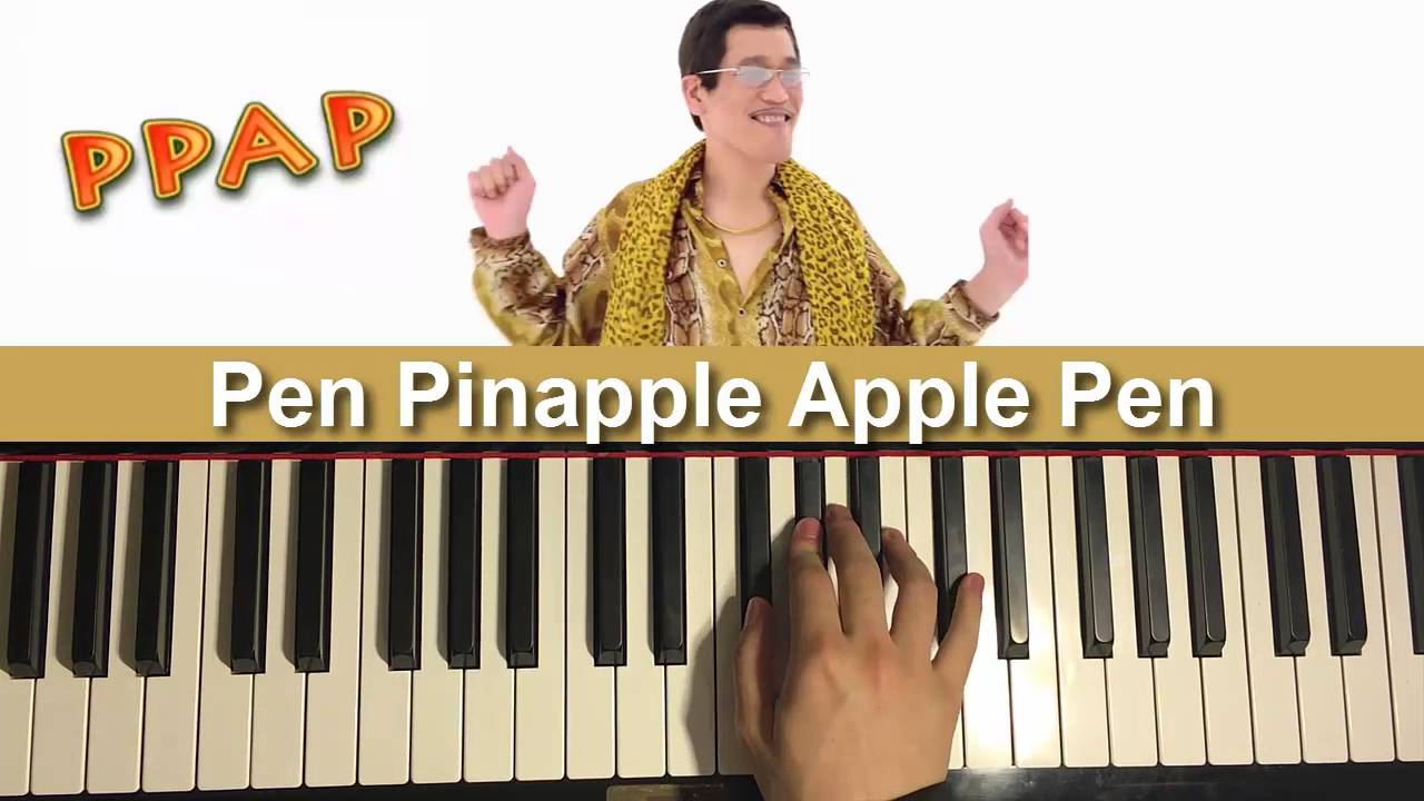 PPAP SONG - "Pen Pineapple Apple Pen" (Piano Cover by Amosdoll) - YouTube