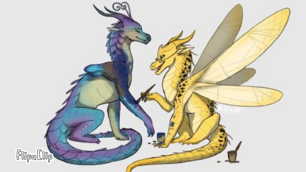 Wings of fire~Blue x Cricket Theme Song - YouTube