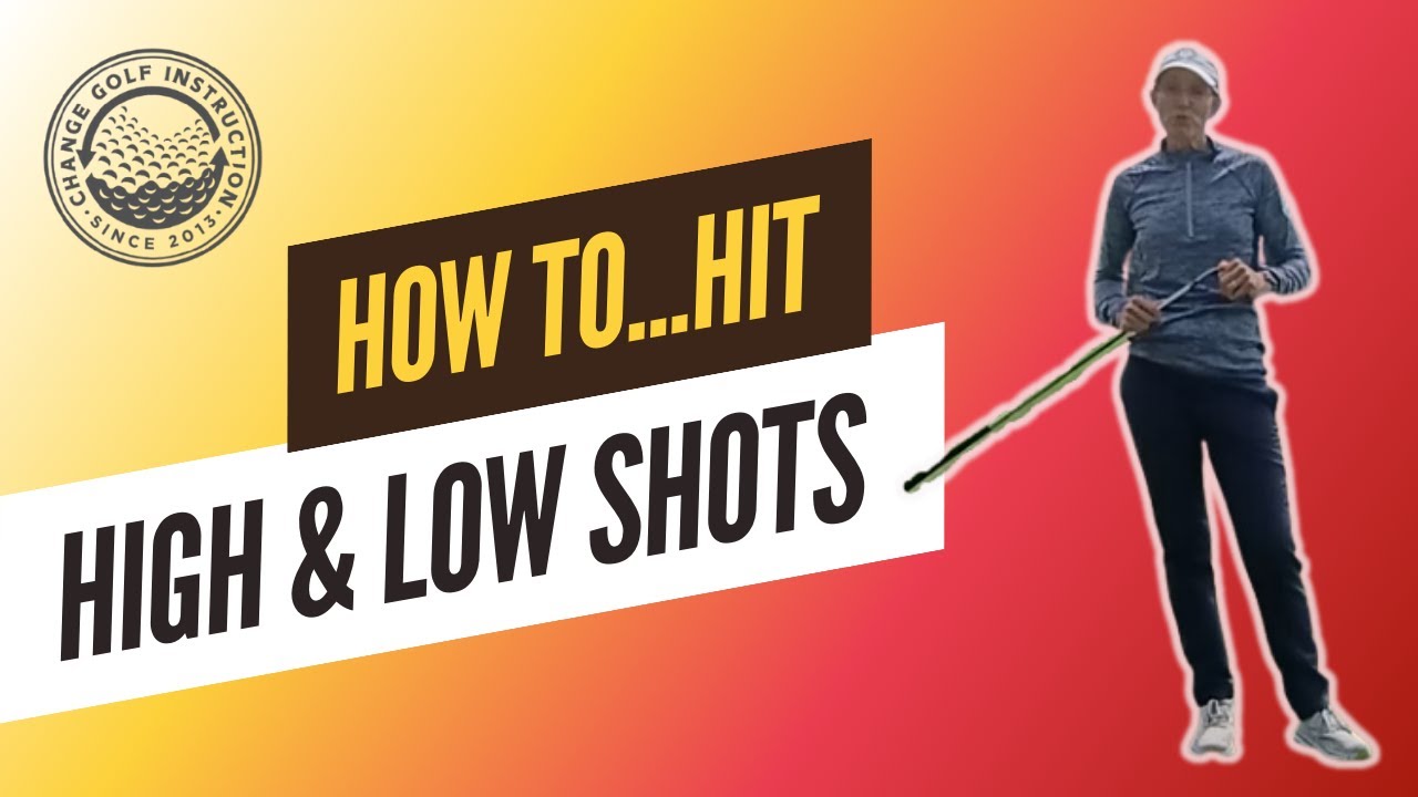 How to hit high and low shots - YouTube