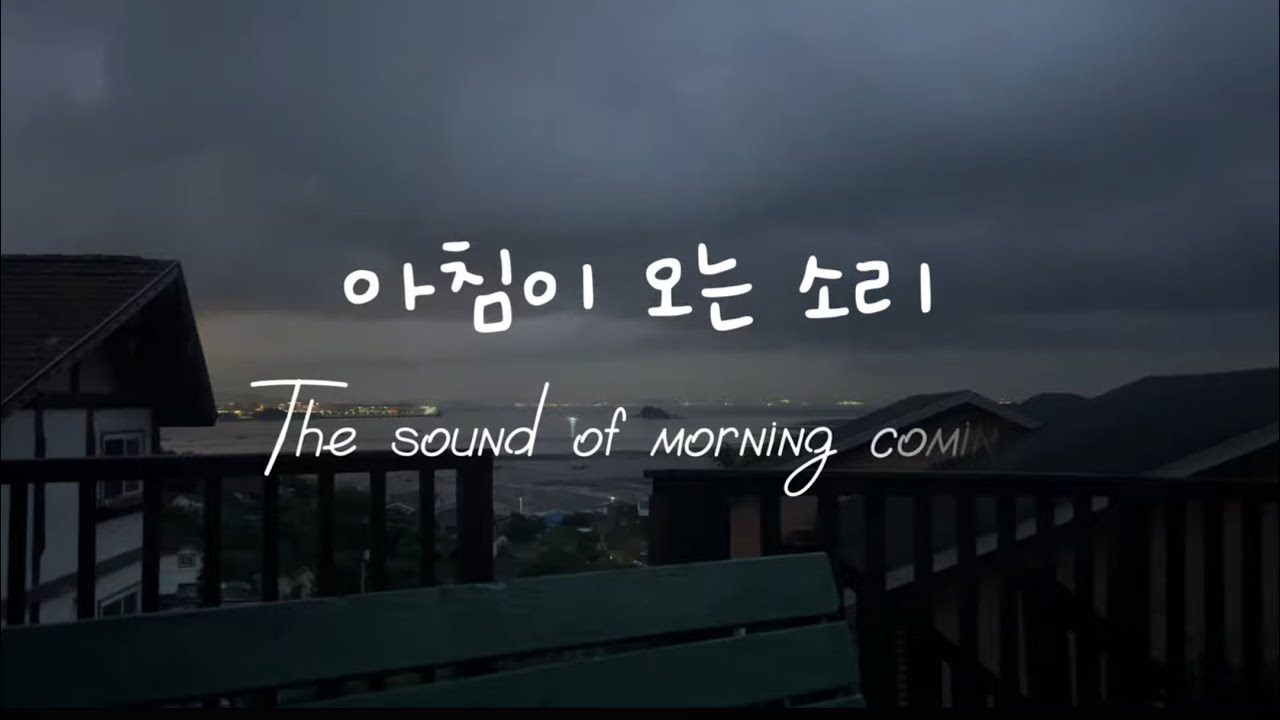 아침이 오는 소리 The Sound of Morning Coming🌱 1hr Nature Background white ...