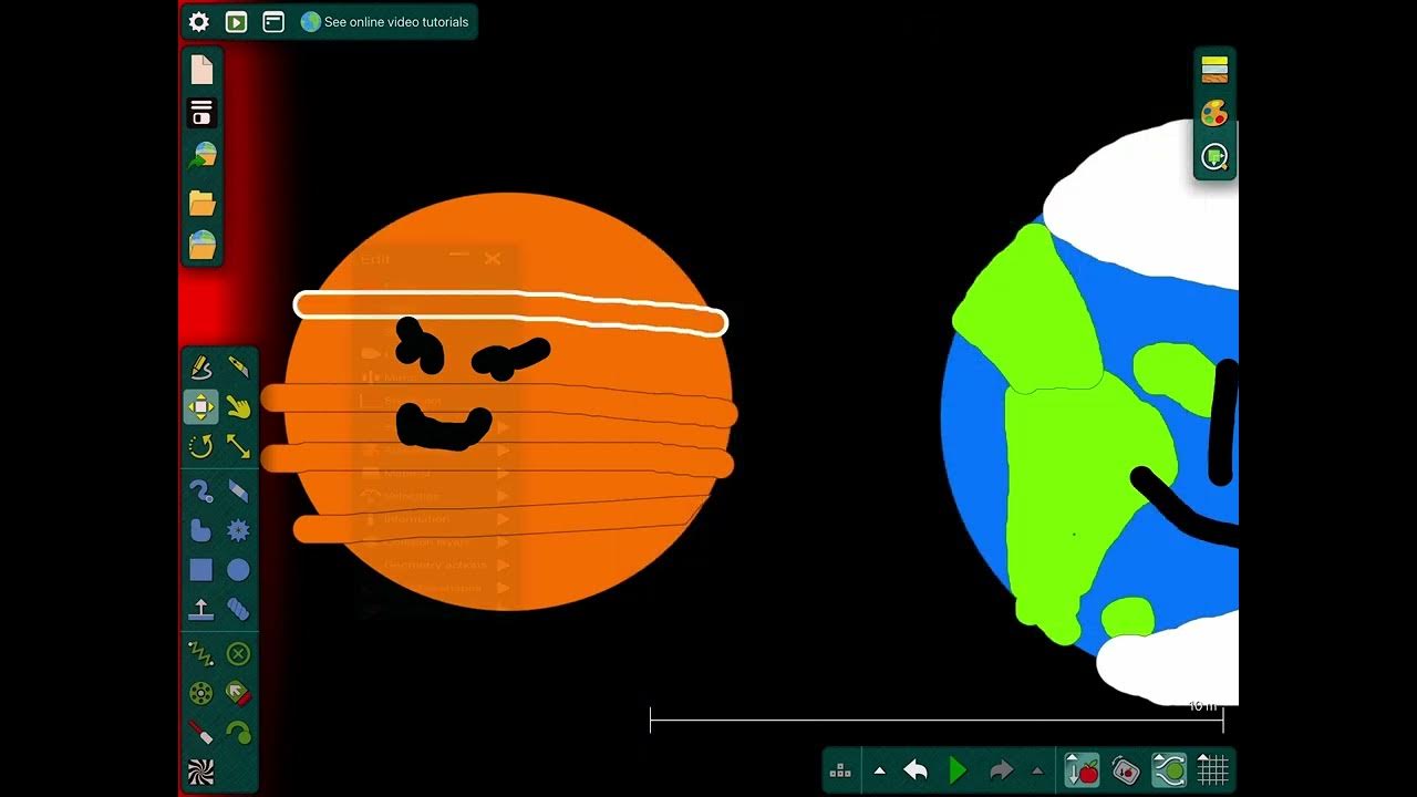 Solar System in Algodoo by Madden | Planets Algodoo - YouTube