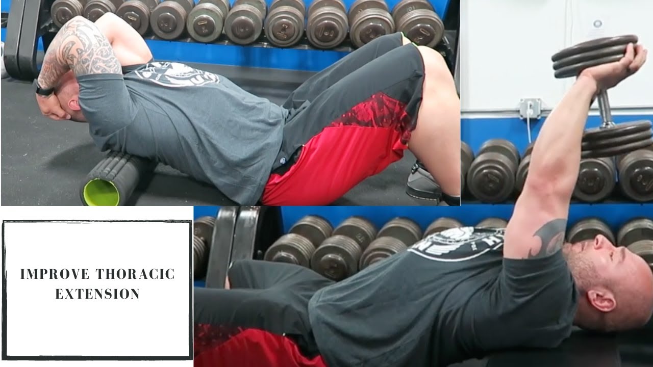 Improve Thoracic Extension - YouTube