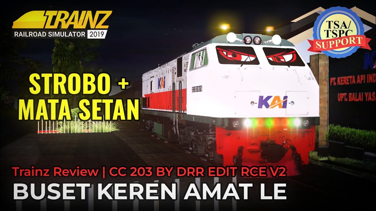 CANGGIH ABISS, SHARE & REVIEW CC 203 BY DRR EDIT RCE V2 | Trainz Railroad Simulator 2019 - YouTube