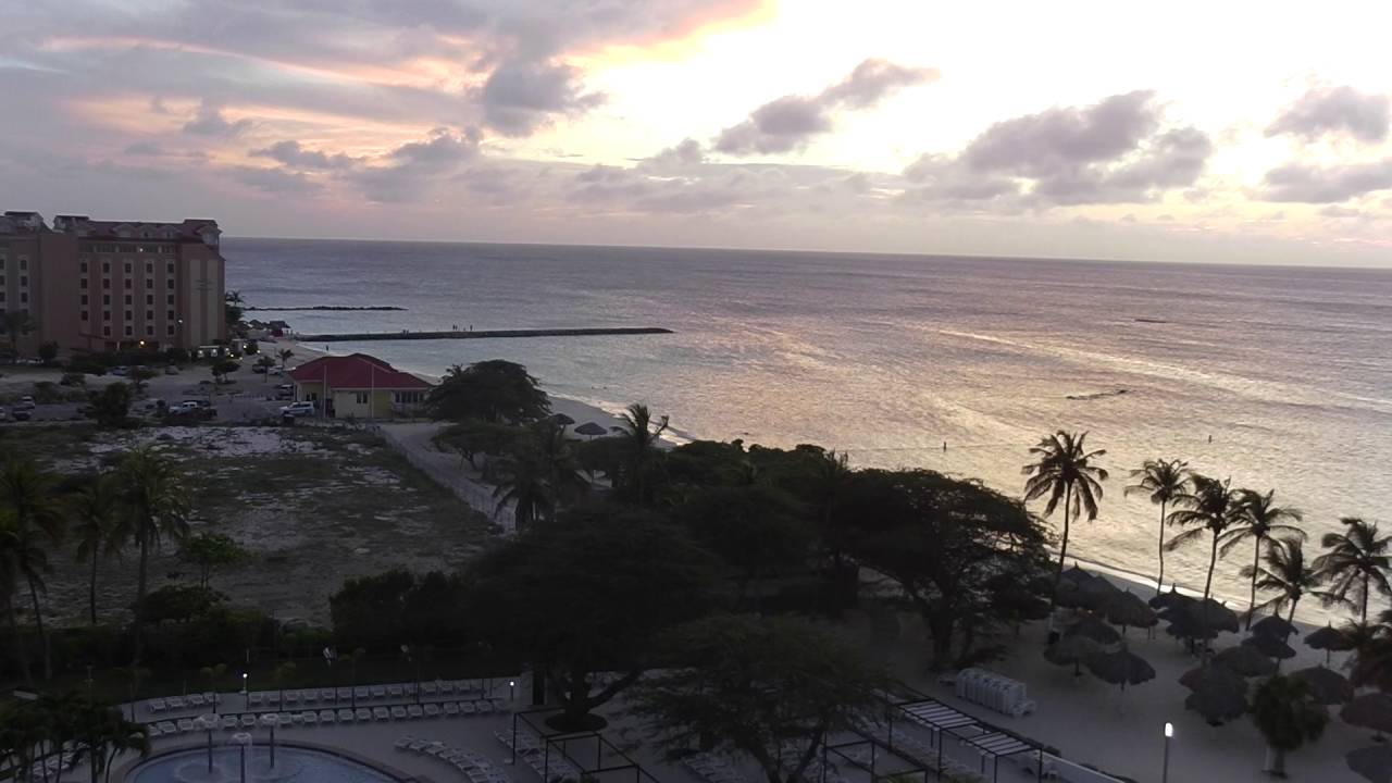 Riu palace antillas - Sunset from balcony 804 - YouTube