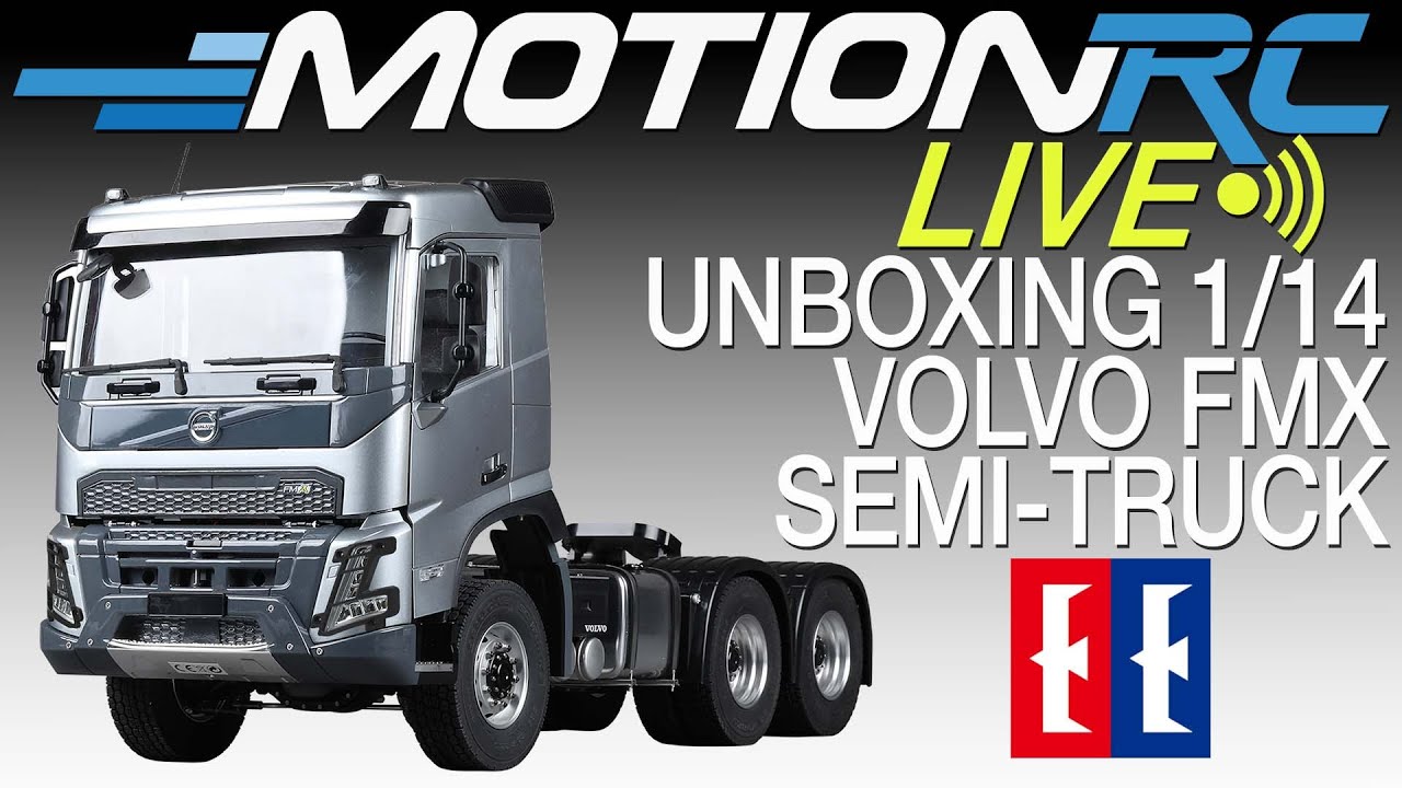 Unboxing the Double Eagle Volvo FMX 1/14 Scale Metal 6x6 Semi Truck ...