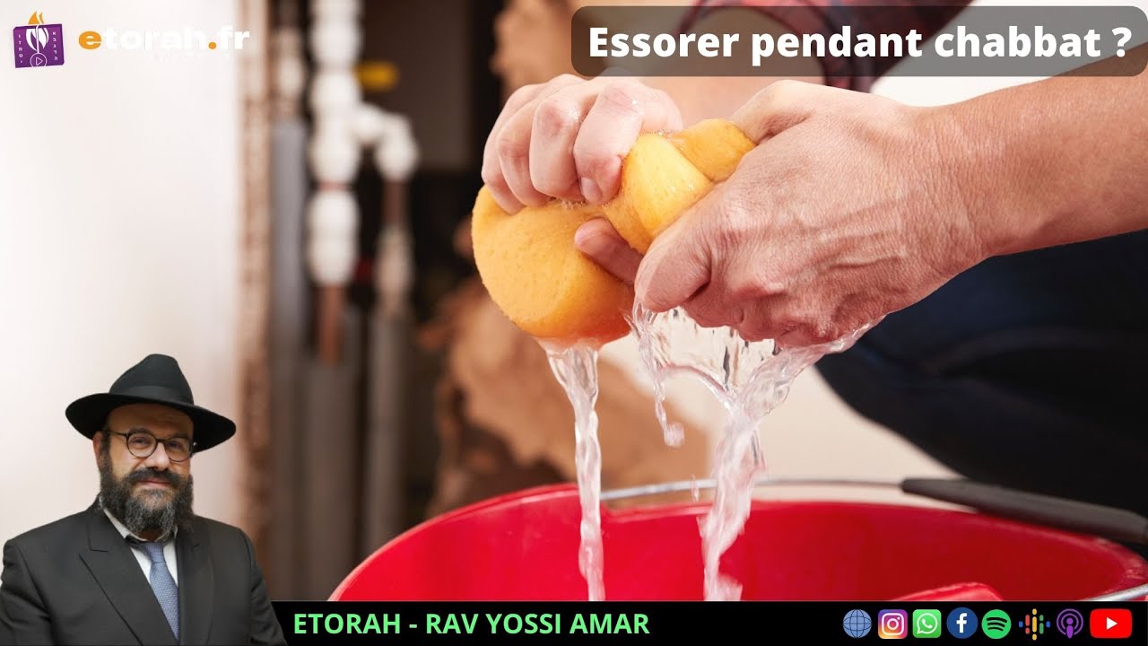 Lois de chabbat #2 : Peut-on essorer un habit, une serviette, un ...