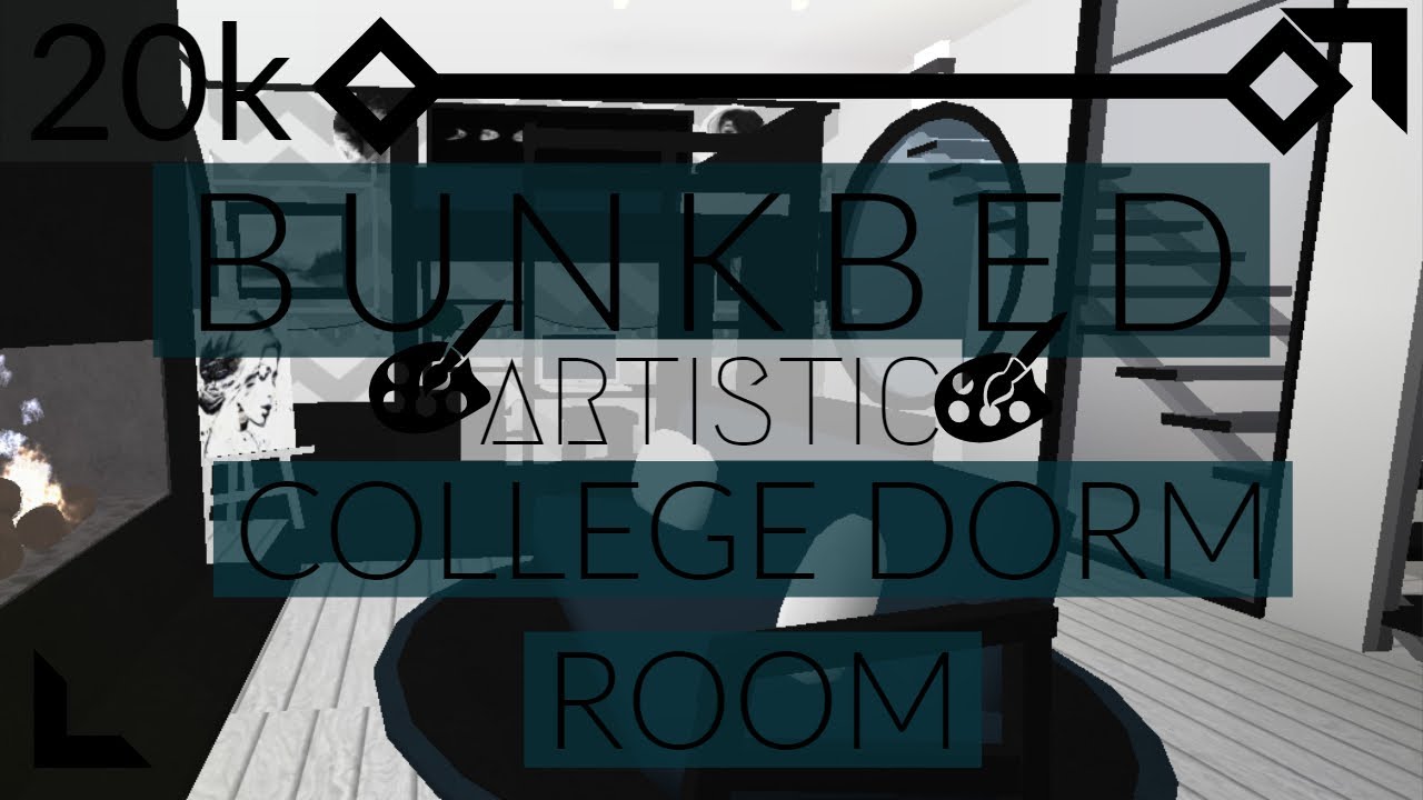 ROBLOX | Welcome to Bloxburg: 20k (Bunkbed) Artistic College Dorm Room ...