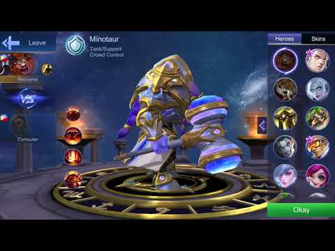 Mobile Legends - New Minotaur Taurus Zodiac Skin buying + gameplay ...