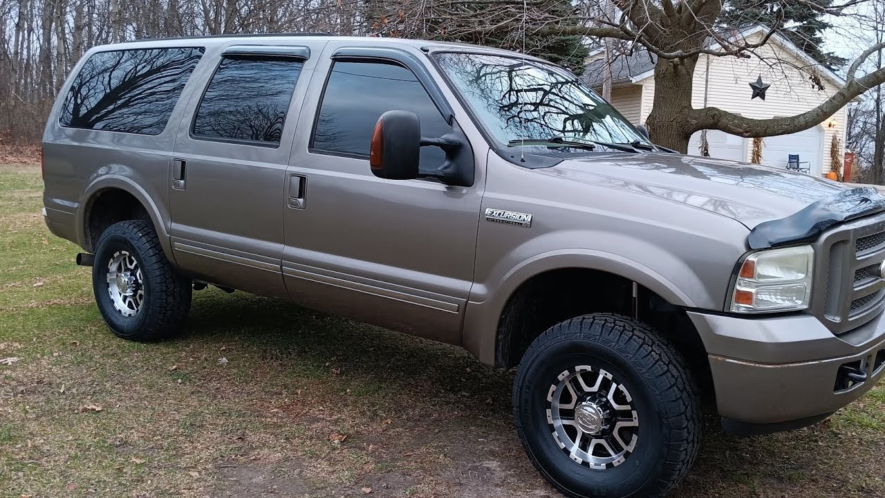 2005 6.0 Powerstroke 1 owner 220k miles FORD EXCURSION - YouTube