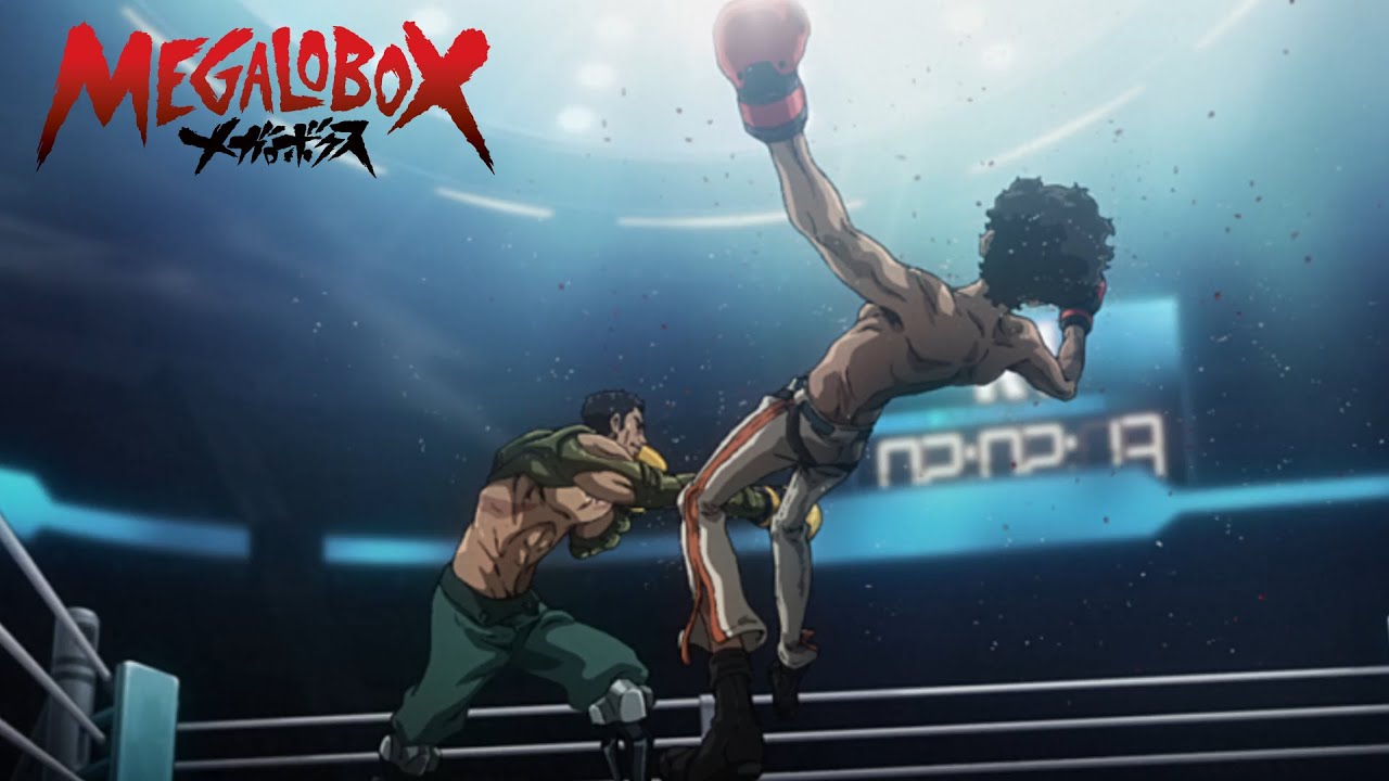 MEGALOBOX | Gearless Joe vs Aragaki Boxing Match Part 1 (English Dub ...