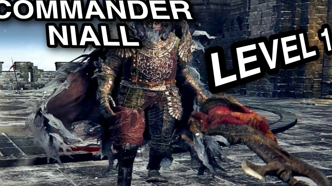 ELDEN RING - COMMANDER NIALL LEVEL 1 WRETCH - YouTube