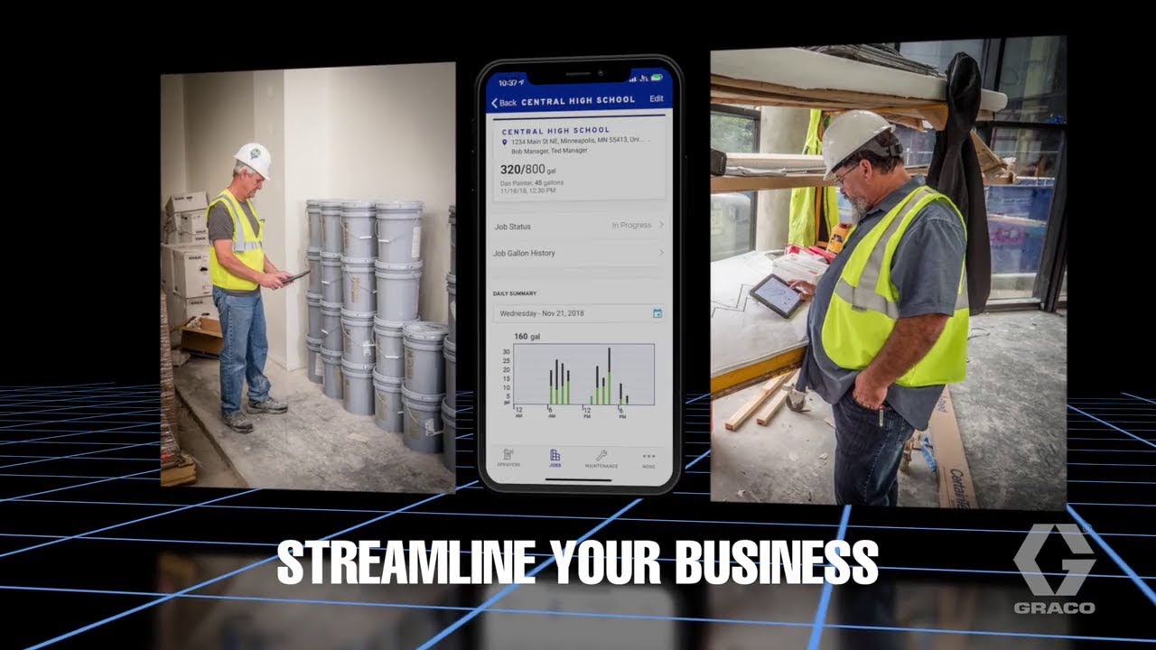Help manage your painting business with the new Graco BlueLink paint ...